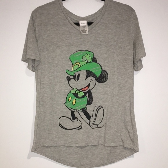 Disney | Tops | Disney St Patricks Day Mickey Mouse Shamrock Top | Poshmark